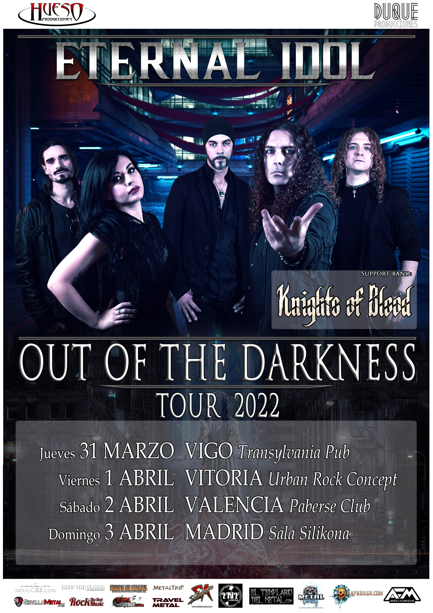 NUEVAS FECHAS DE ETERNAL IDOL Y KNIGHTS OF BLOOD - TravelMetal